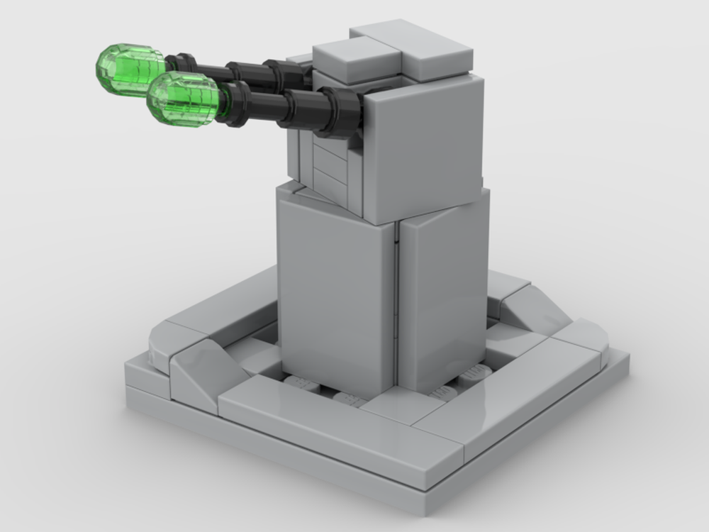 LEGO MOC Mini Death Star Turbolaser by builditmac | Rebrickable - Build ...