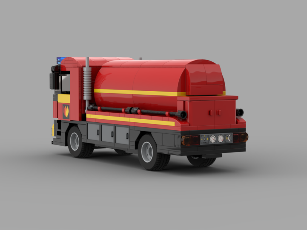 LEGO MOC-138769 Fire Service Water/Foam Tanker by DS Brick Creations ...