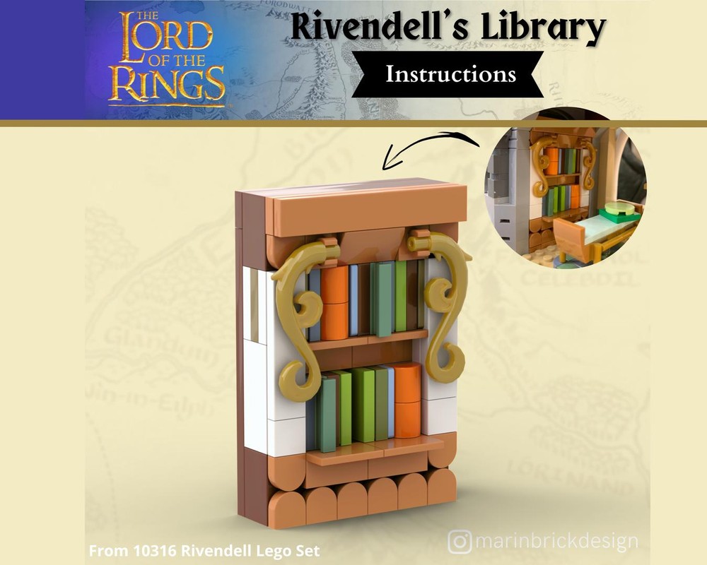 LEGO MOC-138775 Rivendell's Library - LEGO Lord Of The Rings MOC by ...