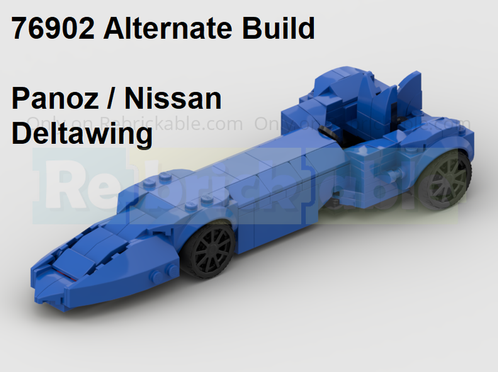 LEGO MOC 76902 Panoz / Nissan Deltawing - Alternate Build of 76902 ...