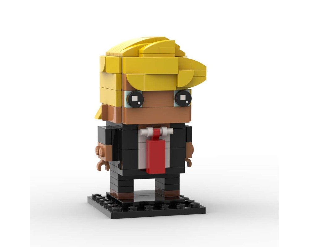 Lego Moc Donald Trump Color Variant By Delightmoc Rebrickable