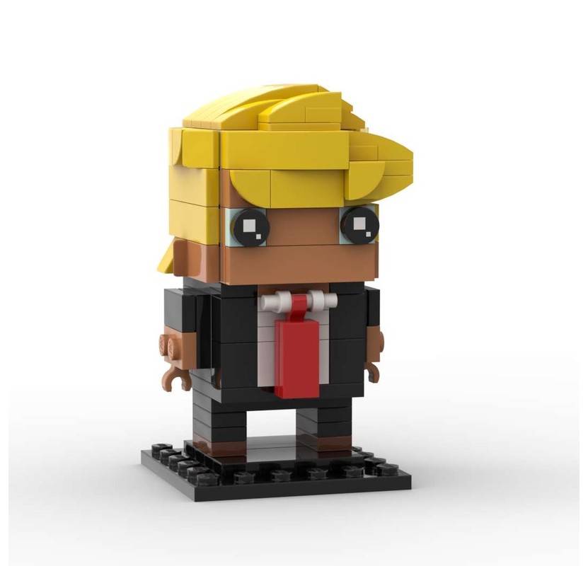 LEGO MOC Donald Trump (color variant) by delight_moc | Rebrickable ...