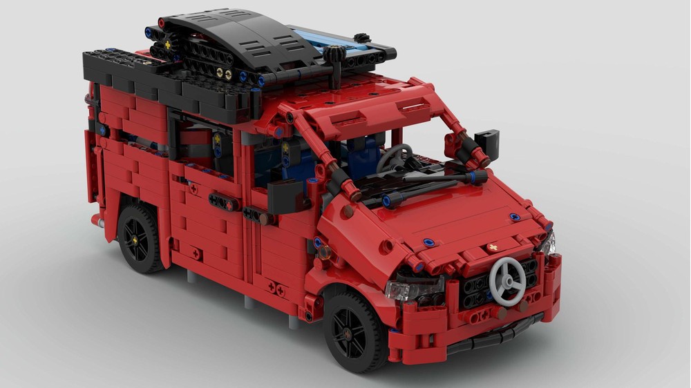 LEGO MOC 42098 Mercedes Vito Campervan by lars_4444 | Rebrickable ...