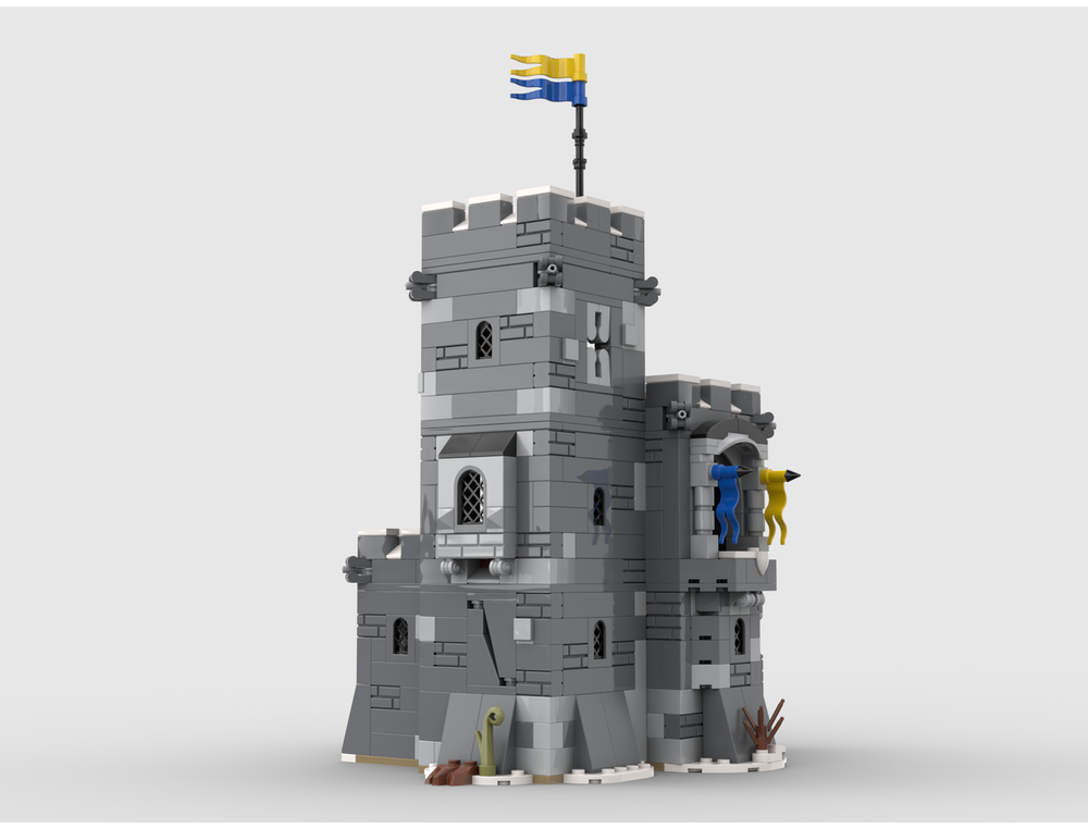 LEGO MOC Mountain Tower by bricks_fan_uy | Rebrickable - Build with LEGO