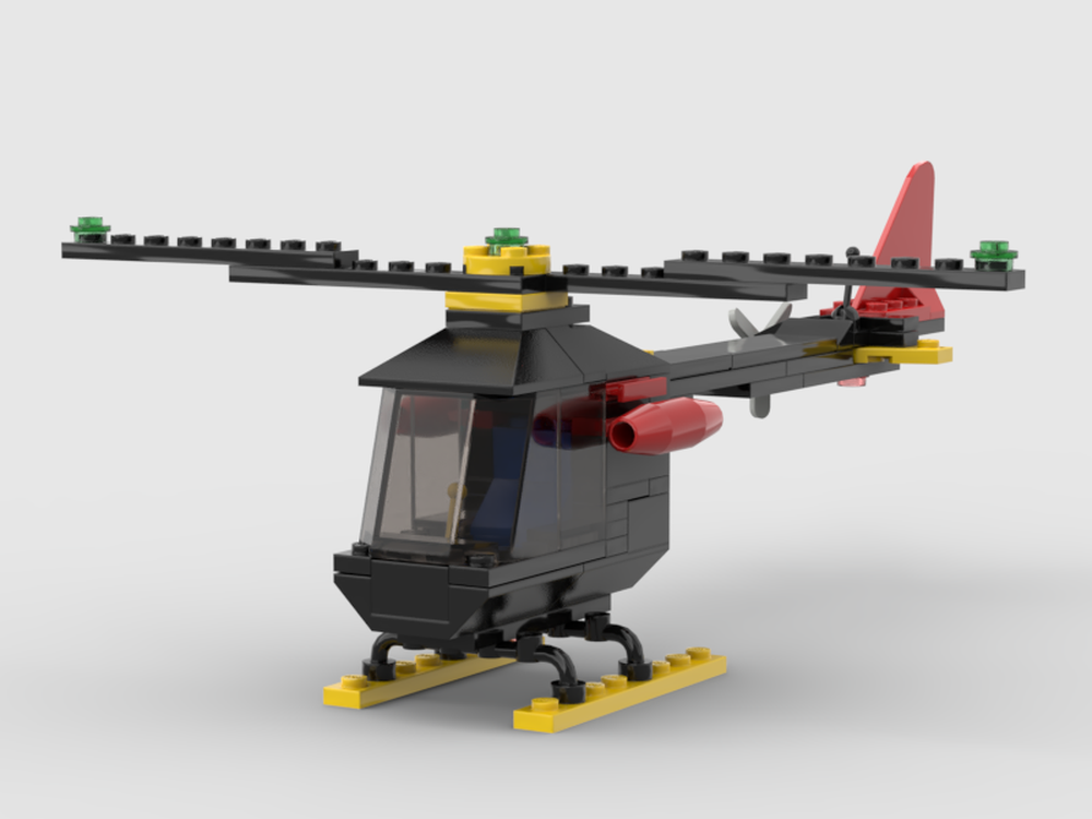 LEGO MOC spy helicopter by Hphantom | Rebrickable - Build with LEGO