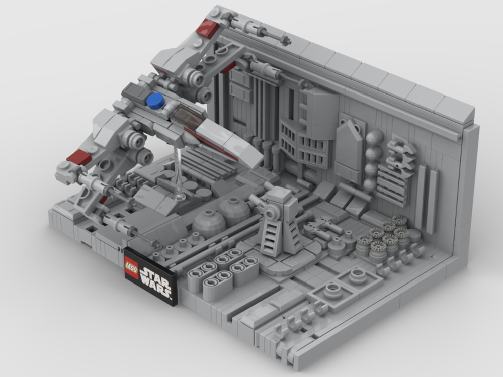 LEGO MOC Death Star Trench Run by Goobladoosh | Rebrickable - Build ...