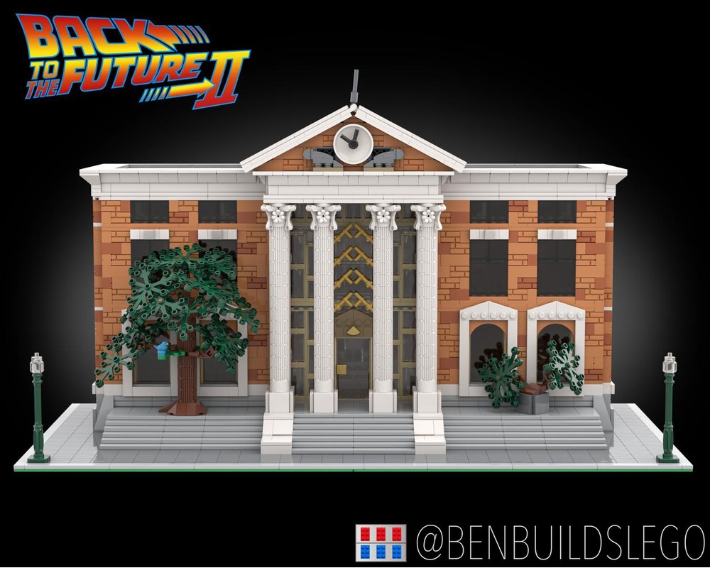 LEGO MOC Modular Back to the Future Courthouse Mall (2015) by ...