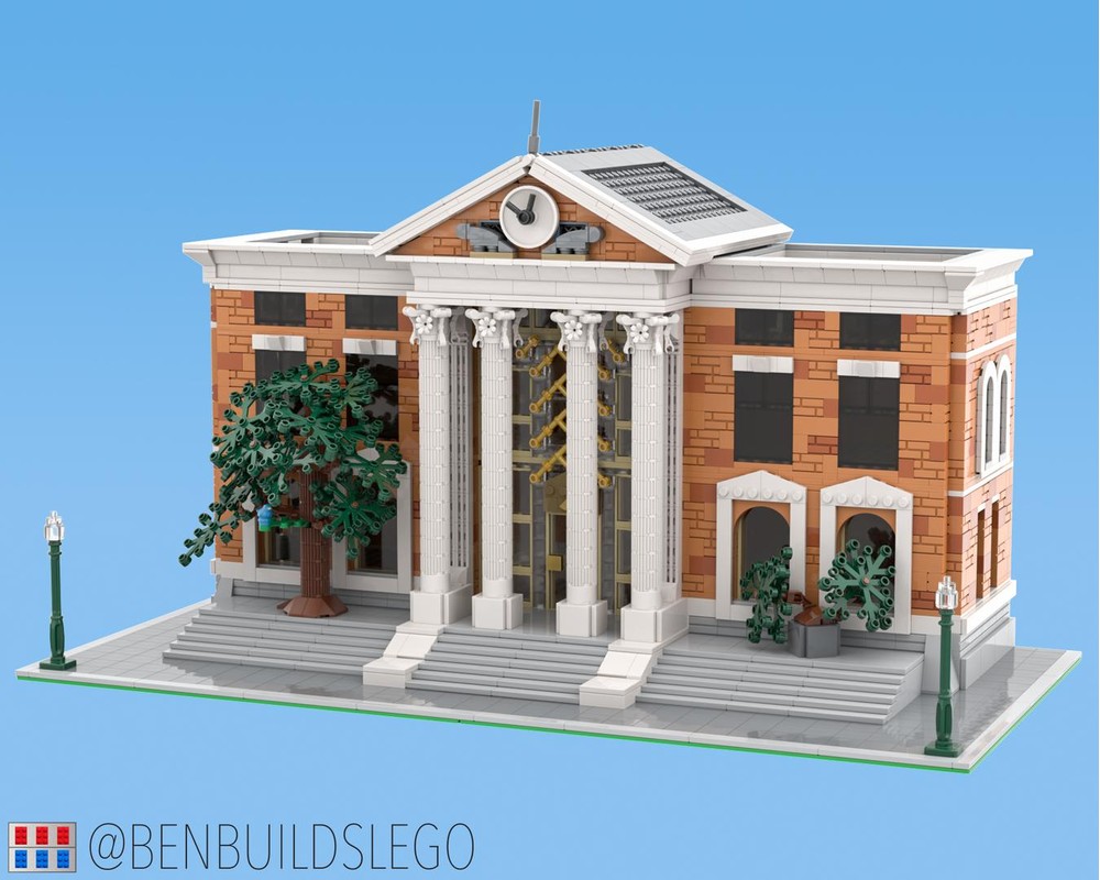 LEGO MOC Modular Back to the Future Courthouse Mall (2015) by ...