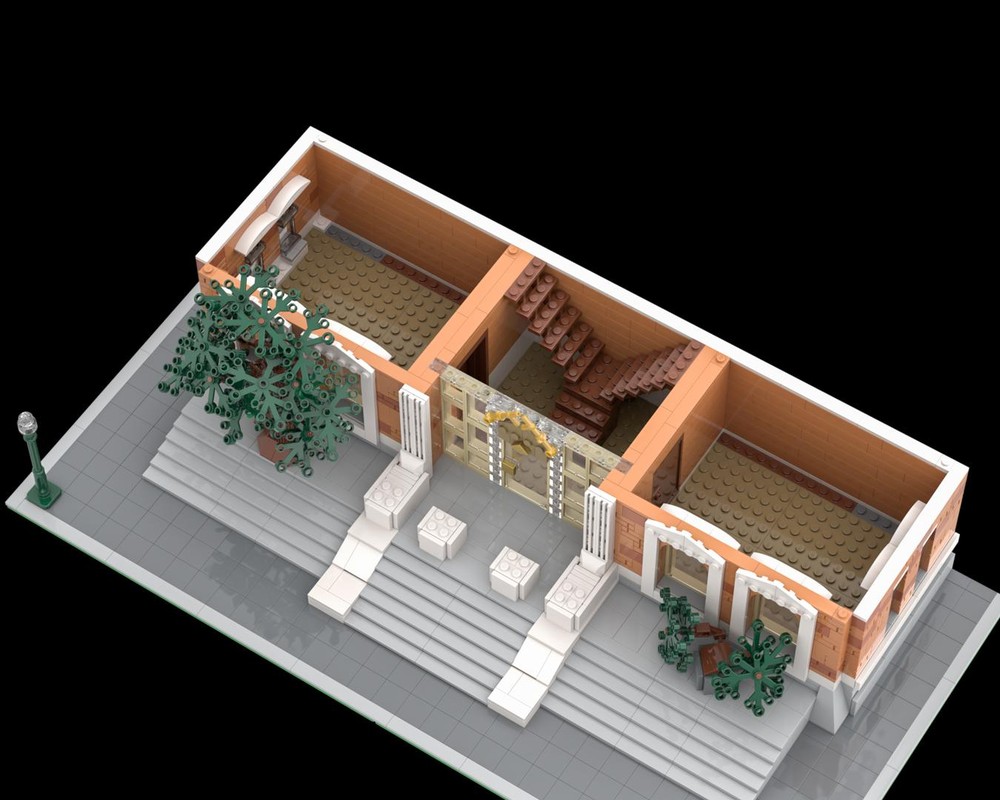 LEGO MOC Modular Back to the Future Courthouse Mall (2015) by ...