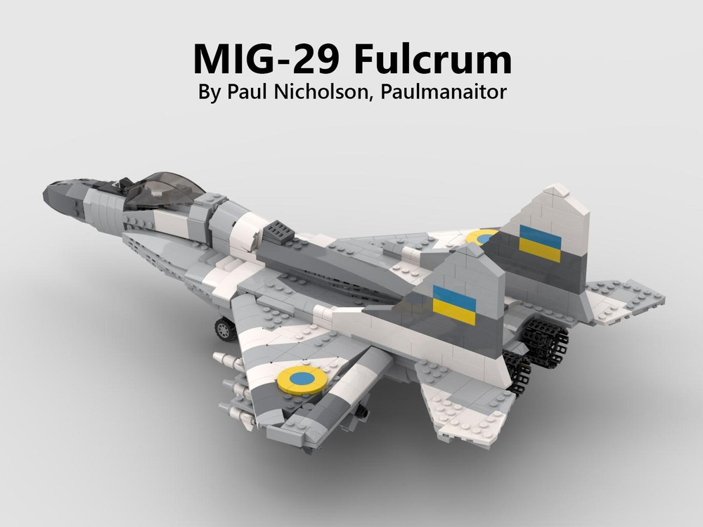 LEGO MOC Mig-29 Fulcrum by Paulmanaitor | Rebrickable - Build with LEGO