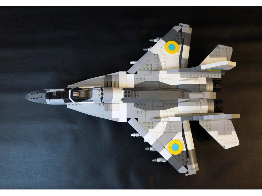 LEGO MOC Mig-29 Fulcrum by Paulmanaitor | Rebrickable - Build with LEGO