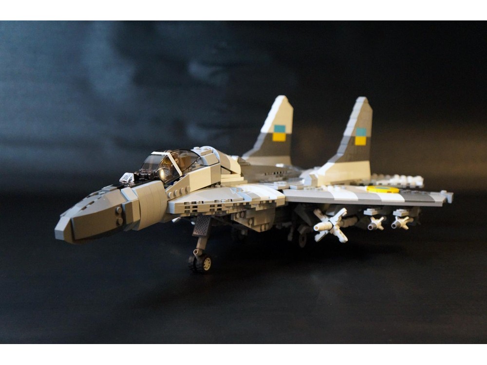 LEGO MOC Mig-29 Fulcrum by Paulmanaitor | Rebrickable - Build with LEGO