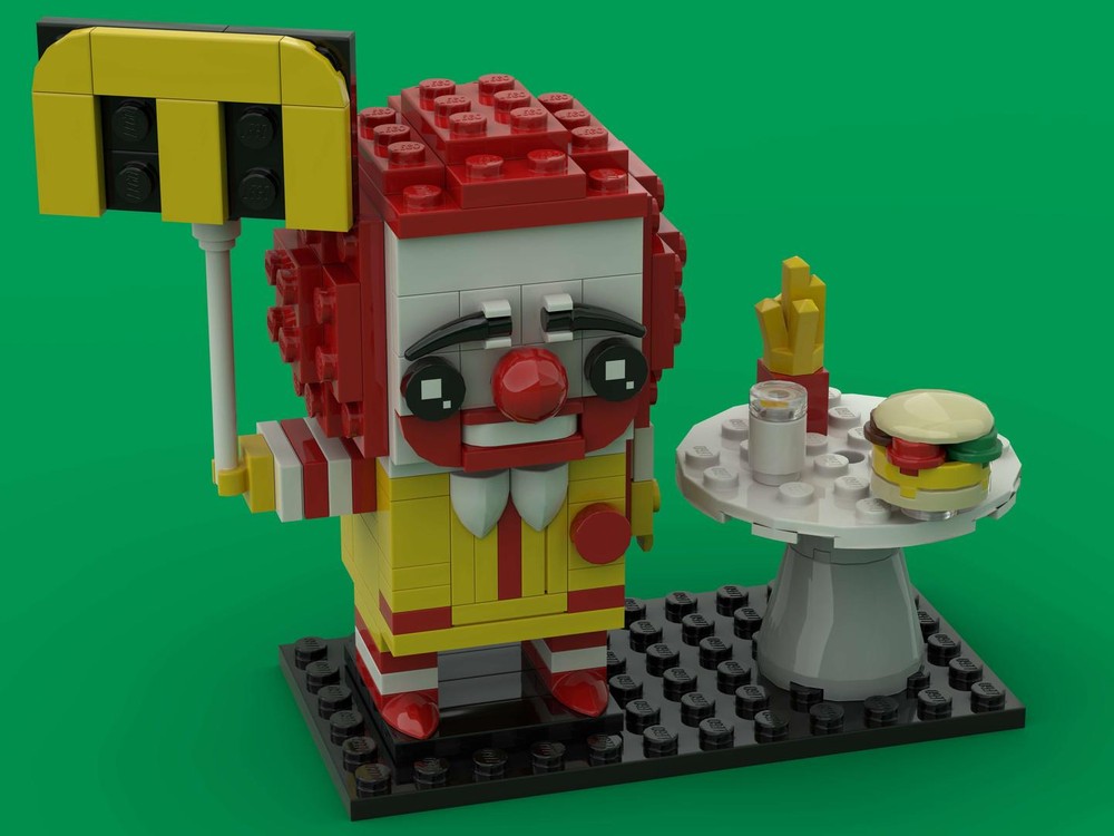 LEGO MOC Ronald McDonald by Puremadness | Rebrickable - Build with LEGO