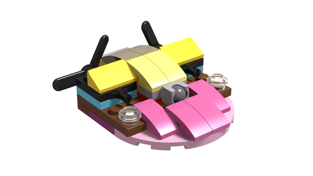 Lego Moc Hovercraft By Shardmist Rebrickable Build With Lego