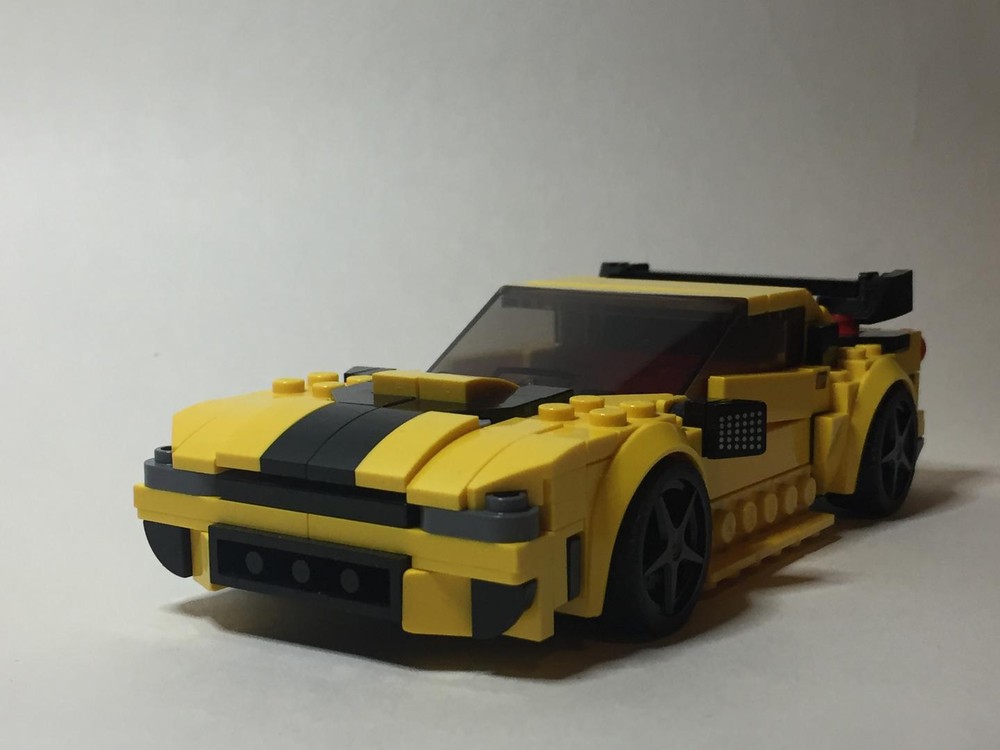 LEGO MOC (76901) Nissan R34 Skyline GTR w/ opening hood and detailed ...