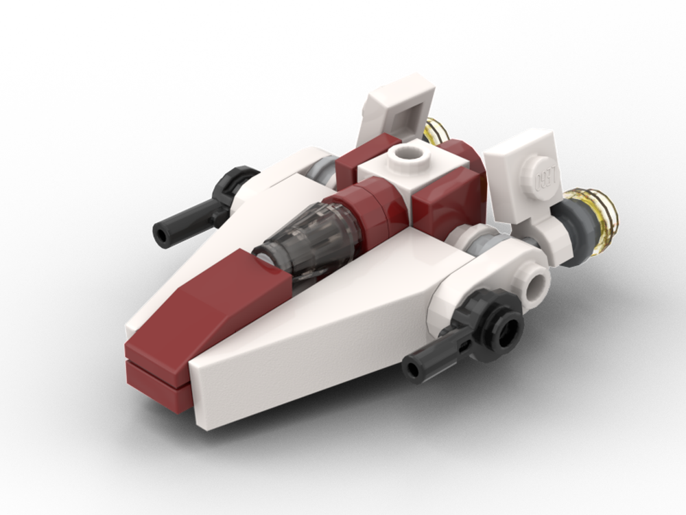 LEGO MOC Micro Scale A-Wing by Goobladoosh | Rebrickable - Build with LEGO