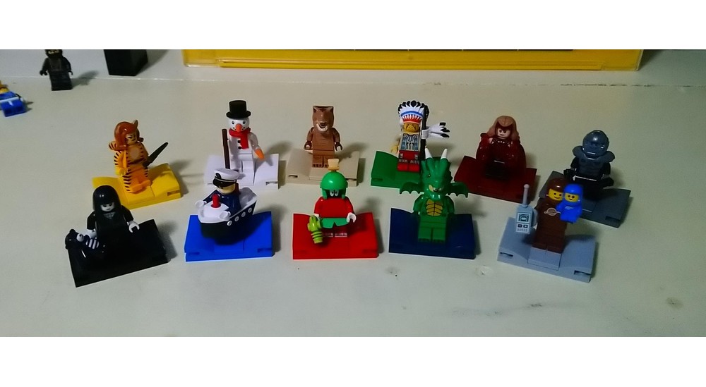 LEGO MOC CMF display stand for Lego display case by Darkchylde ...