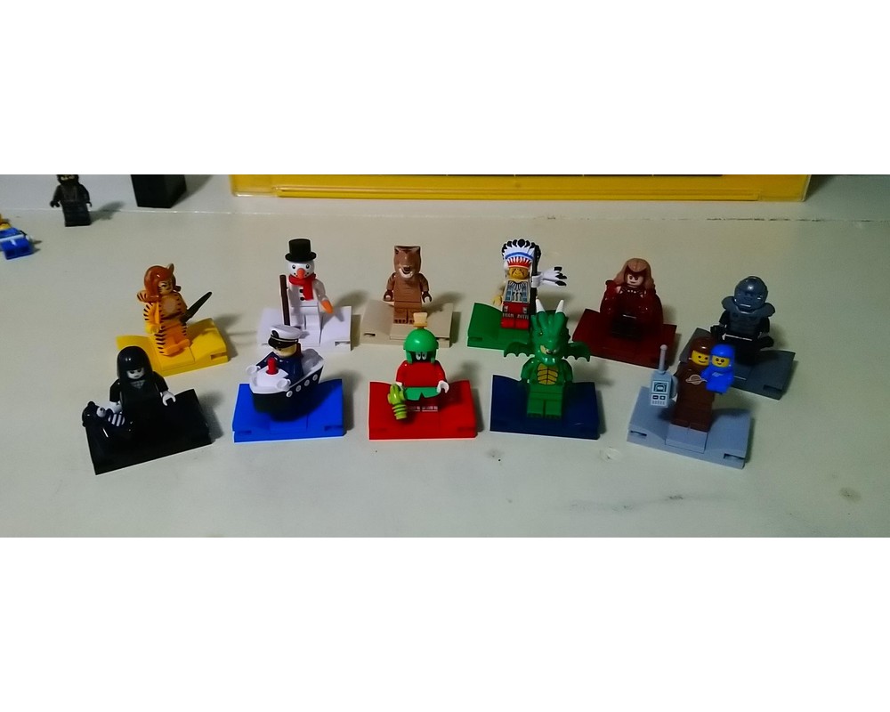 Lego Moc Cmf Display Stand For Lego Display Case By Darkchylde