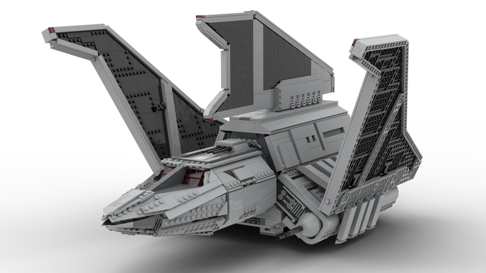 LEGO MOC SW cockpit with interior UCS HAVOC Marauder Shuttle Bad Batch ...