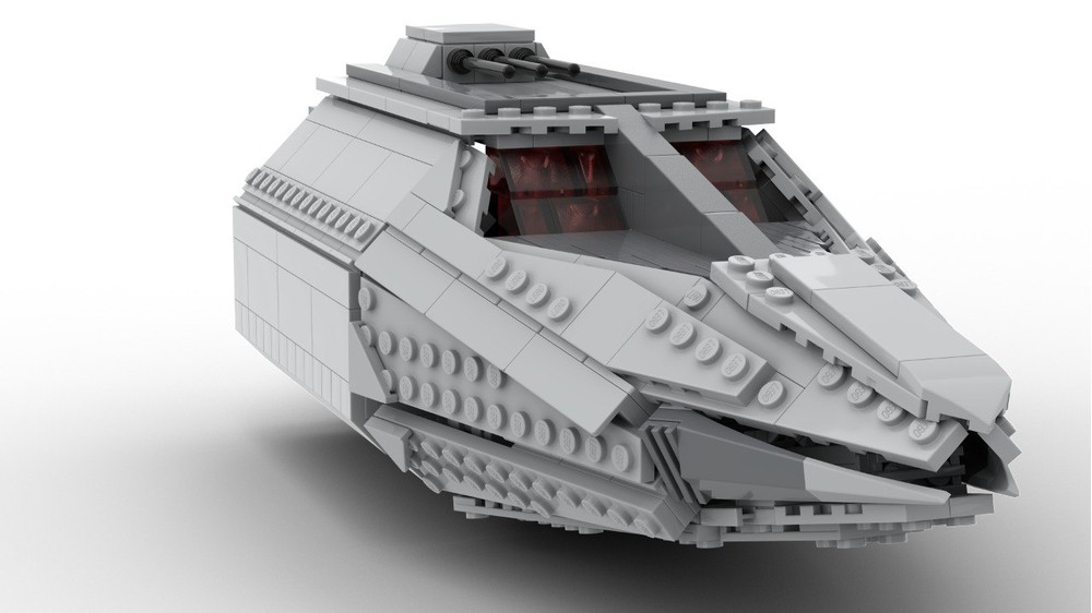 LEGO MOC SW cockpit with interior UCS HAVOC Marauder Shuttle Bad Batch ...