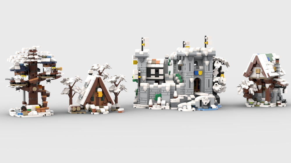 LEGO MOC Mini Winter Medieval and Forest Collection by christromans ...