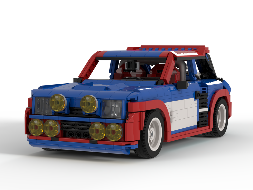 LEGO MOC Renault R5 Turbo Maxi by Linse | Rebrickable - Build with LEGO