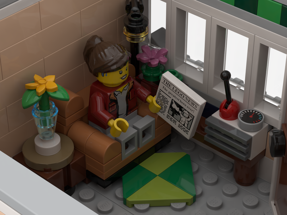 Lego Moc 31131 Modular Noodle Shop By Theluckyone Rebrickable Build