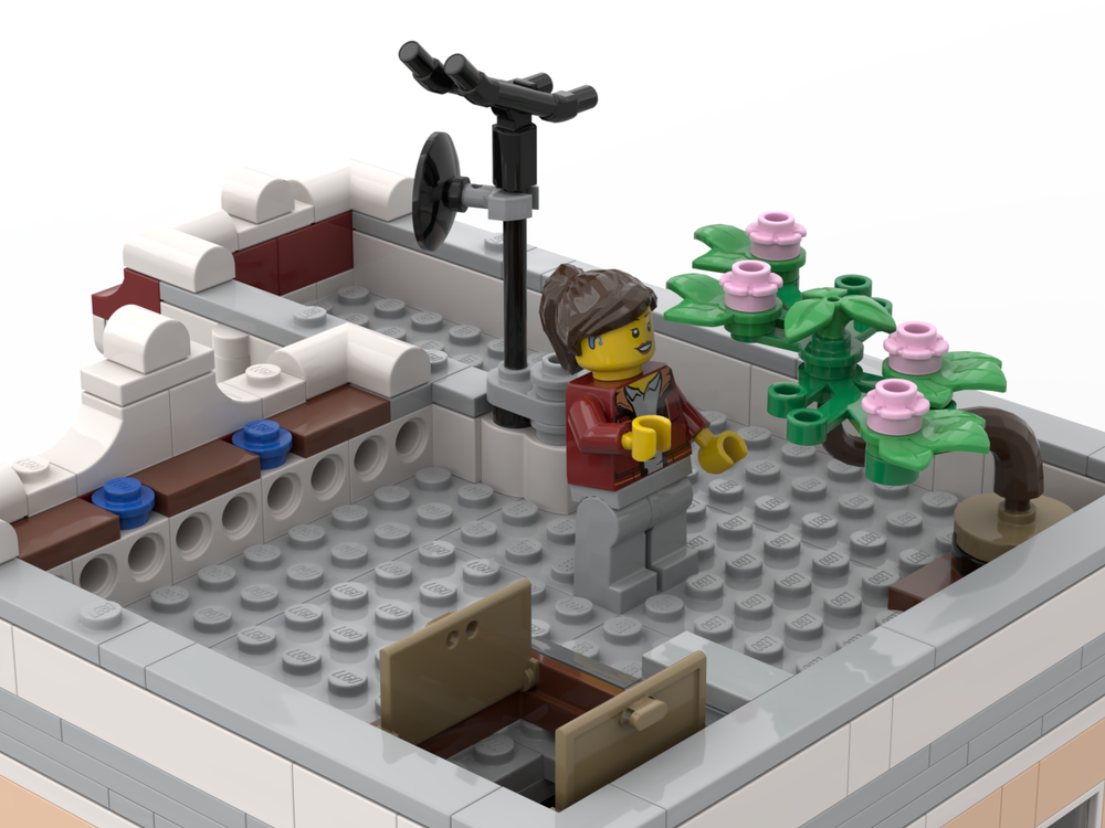 Lego Moc 31131 Modular Noodle Shop By Theluckyone Rebrickable Build