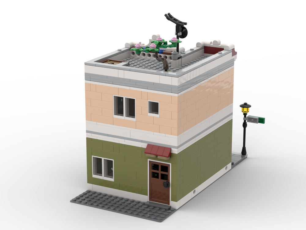 Lego Moc 31131 Modular Noodle Shop By Theluckyone Rebrickable Build
