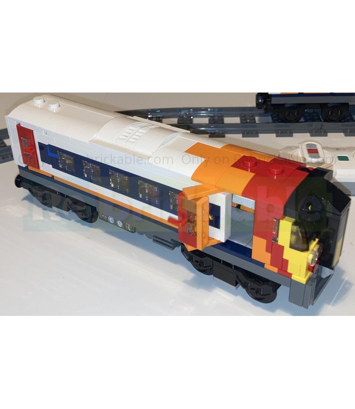 LEGO MOC-139074 Class 444 Desiro 5-Carriage EMU Train in South West ...