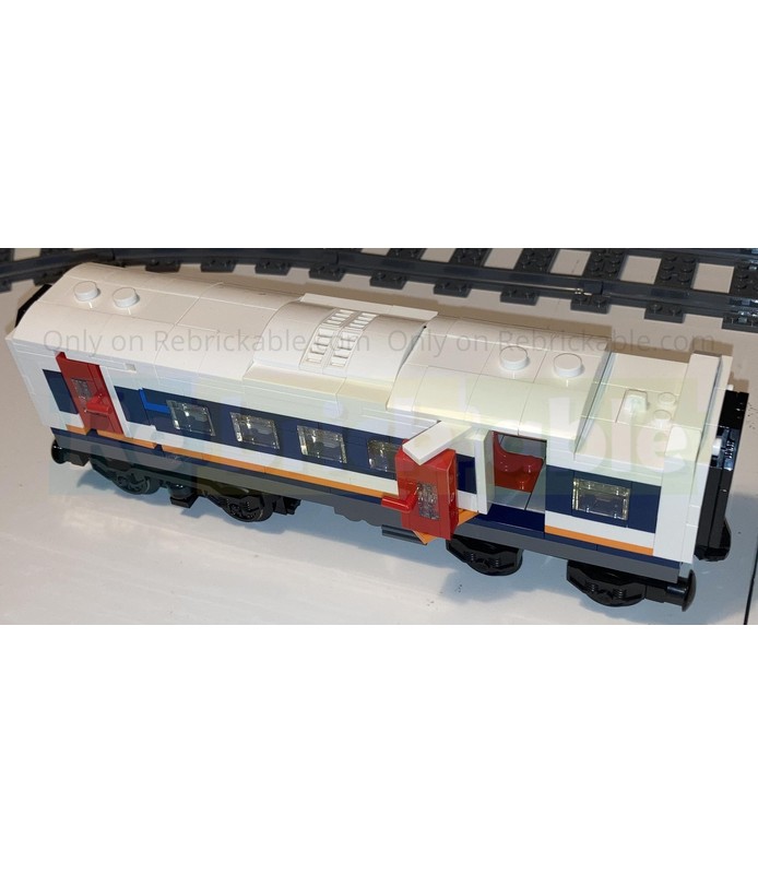 LEGO MOC-139074 Class 444 Desiro 5-Carriage EMU Train in South West ...
