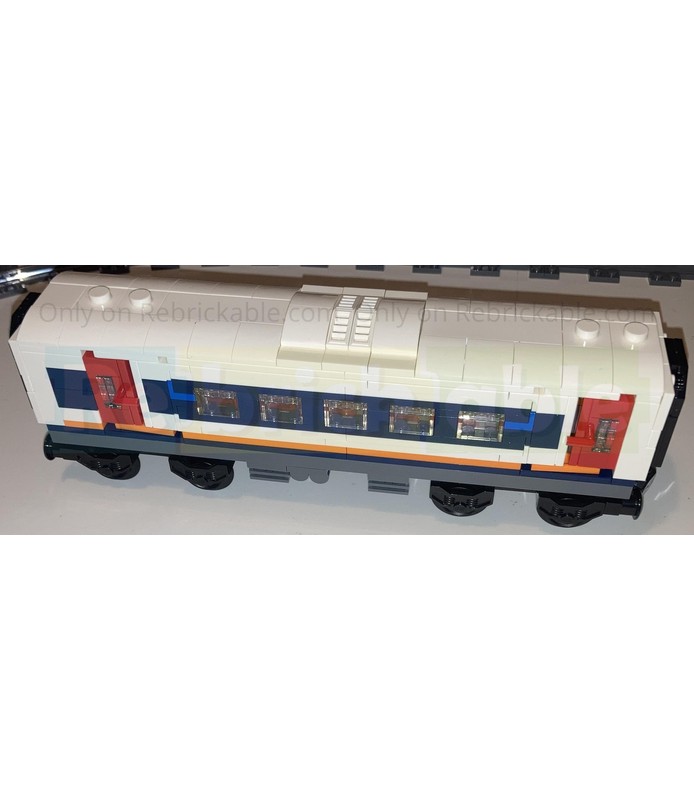 LEGO MOC Class 444 Desiro 5-Carriage EMU Train in South West Trains ...