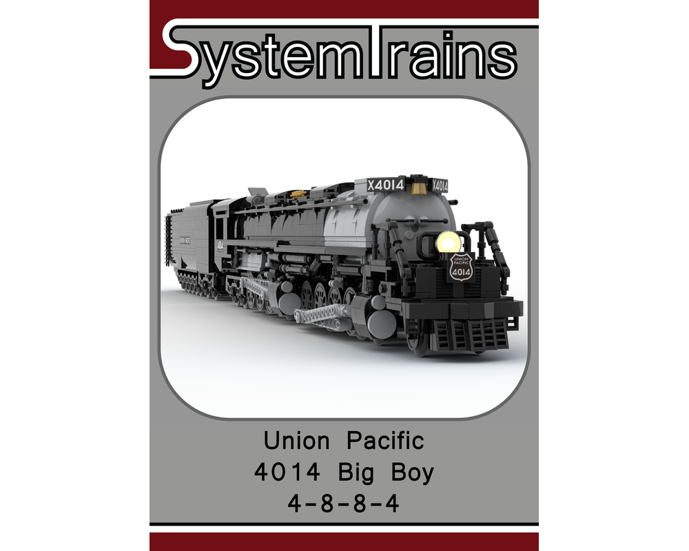 LEGO MOC 1:48 Union Pacific 4014 Big Boy 4-8-8-4 (Power Functions) by ...