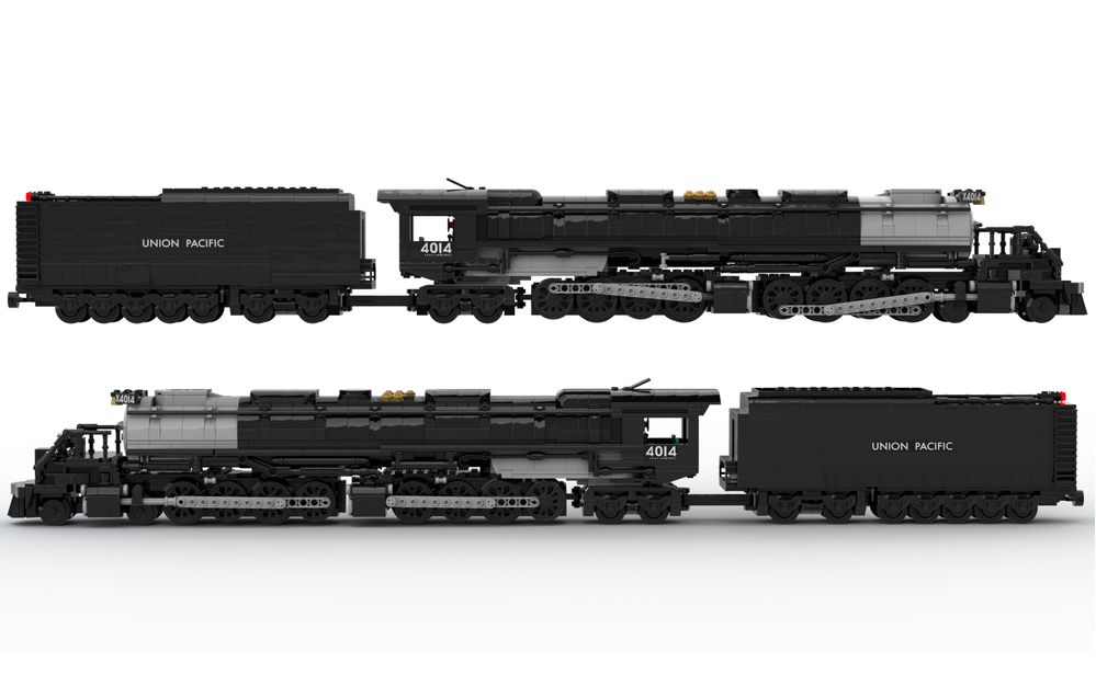 LEGO MOC 1:48 Union Pacific 4014 Big Boy 4-8-8-4 (Power Functions) by ...