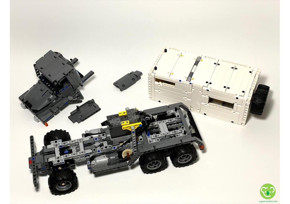 LEGO MOC 6x6 Expedition Truck with Buwizz by Superkoala | Rebrickable ...