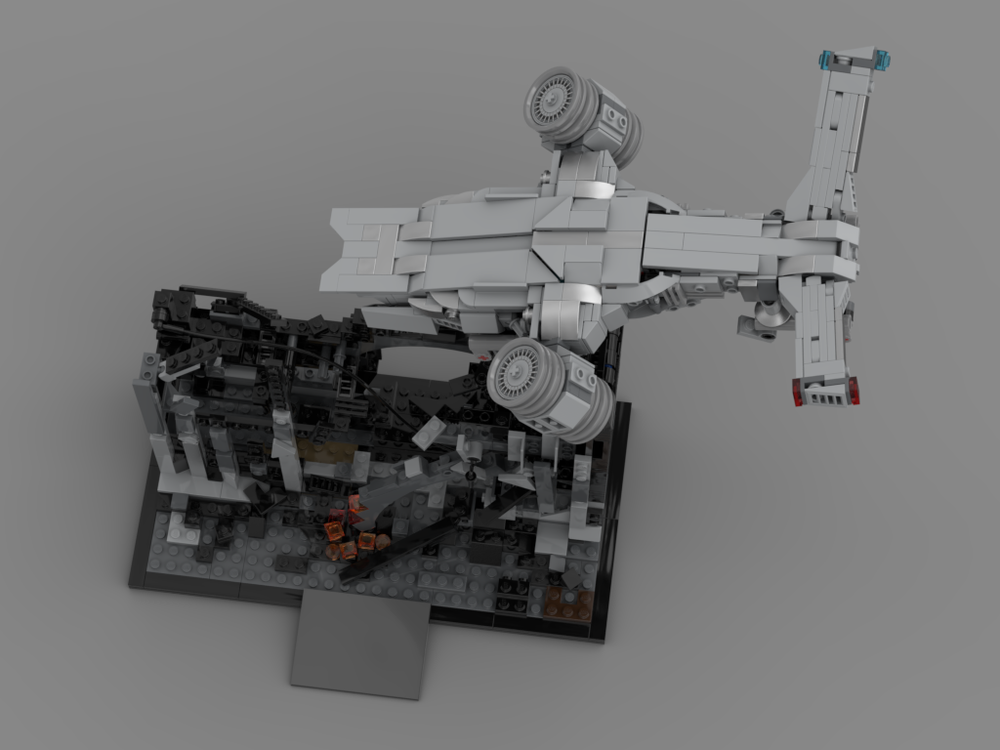 LEGO MOC Terminator 2 Hunter Killer Battlefield by CreationCaravan ...