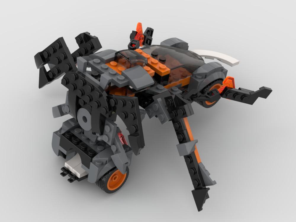 LEGO MOC spider from McLaren Senna by ddmdx1316 | Rebrickable - Build ...