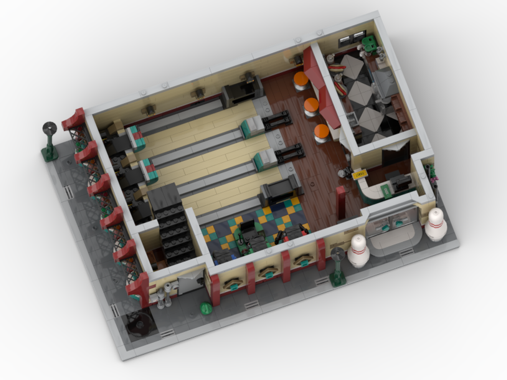 LEGO MOC Bowling Suites by Legofan21 | Rebrickable - Build with LEGO