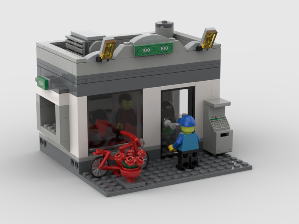 LEGO MOC City Bank by LegoCD11 | Rebrickable - Build with LEGO