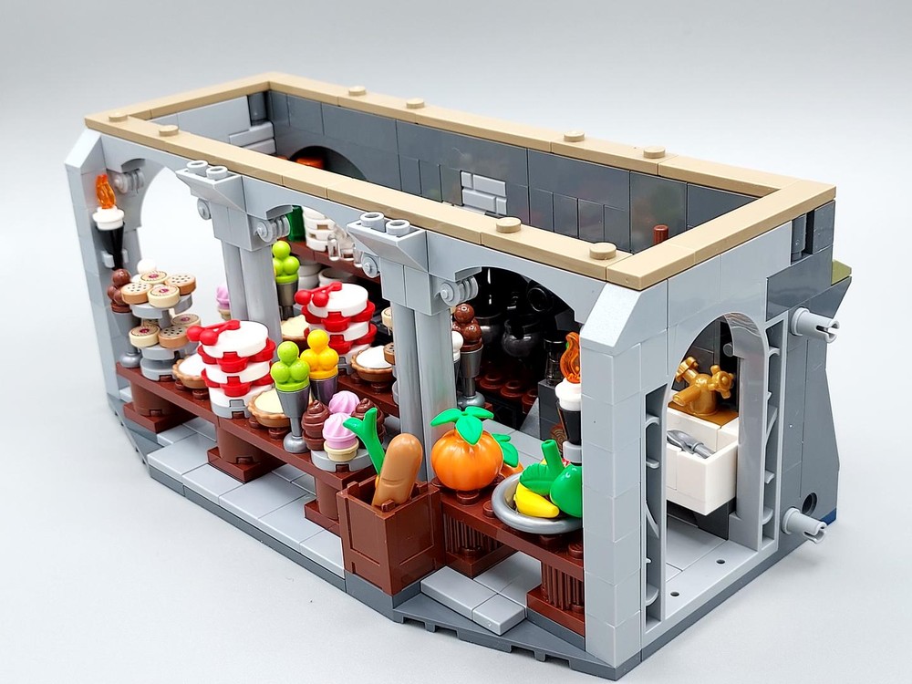 LEGO MOC Hogwarts Kitchen by TrevorToad | Rebrickable - Build with LEGO