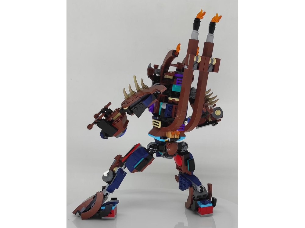 Lego Moc Vicking Mecha By Brelha Rebrickable Build With Lego