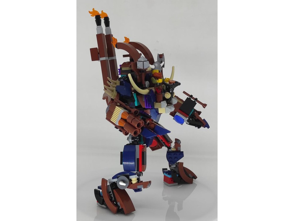 LEGO MOC-139226 Vicking Mecha by Brelha | Rebrickable - Build with LEGO