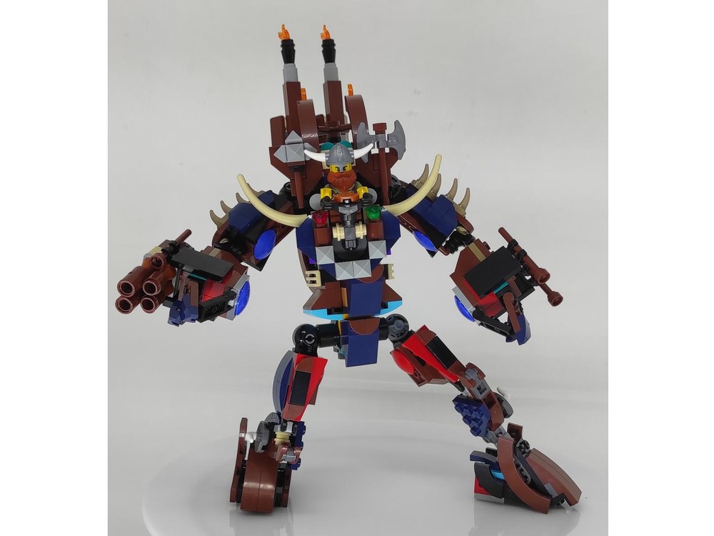Lego Moc Vicking Mecha By Brelha Rebrickable Build With Lego