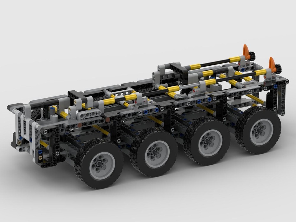 LEGO MOC Multi-Axle Steering Concept by NEM0 | Rebrickable - Build with ...