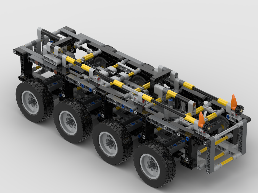 LEGO MOC Multi-Axle Steering Concept by NEM0 | Rebrickable - Build with ...