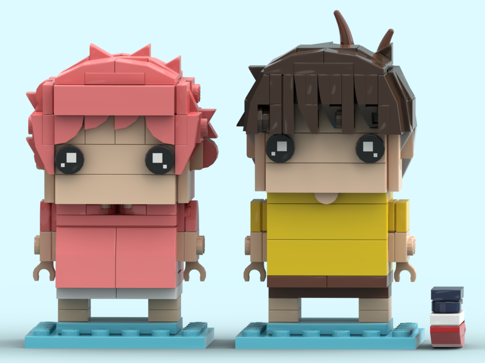LEGO MOC Ponyo & Sosuke - Studio Ghibli BrickHeadz by NinjaChips20 ...