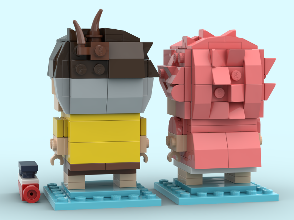 LEGO MOC Ponyo & Sosuke - Studio Ghibli BrickHeadz by NinjaChips20 ...