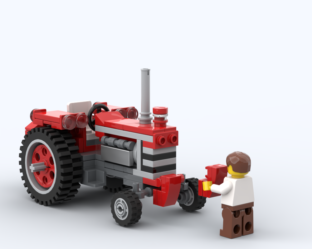 LEGO MOC MASSEY - FERGUSON 1150 Tractor by BrickScheme | Rebrickable ...