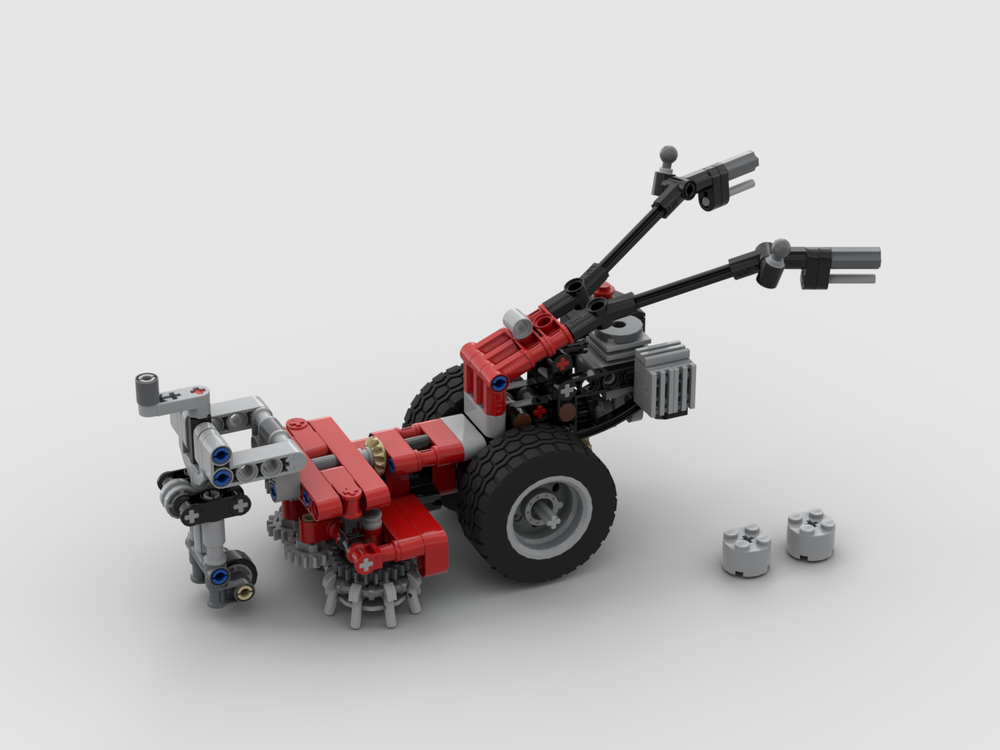 LEGO MOC-139265 Dual Rotary Weed Brush with Adjustable Support Wheel ...