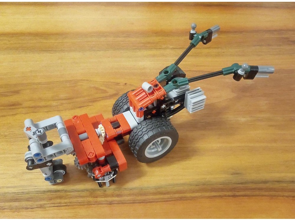 LEGO MOC-139265 Dual Rotary Weed Brush with Adjustable Support Wheel ...